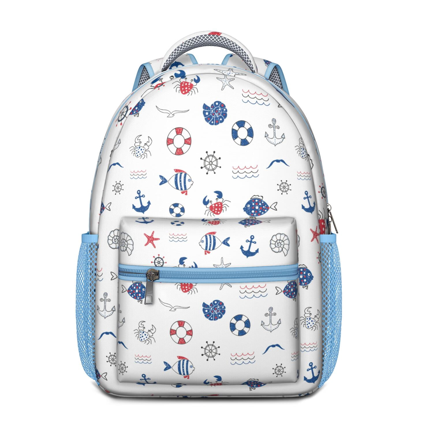 Nautical Anchor Boat Lunch Bag – Sea Seaside Coastal Marine Waves Ocean ...