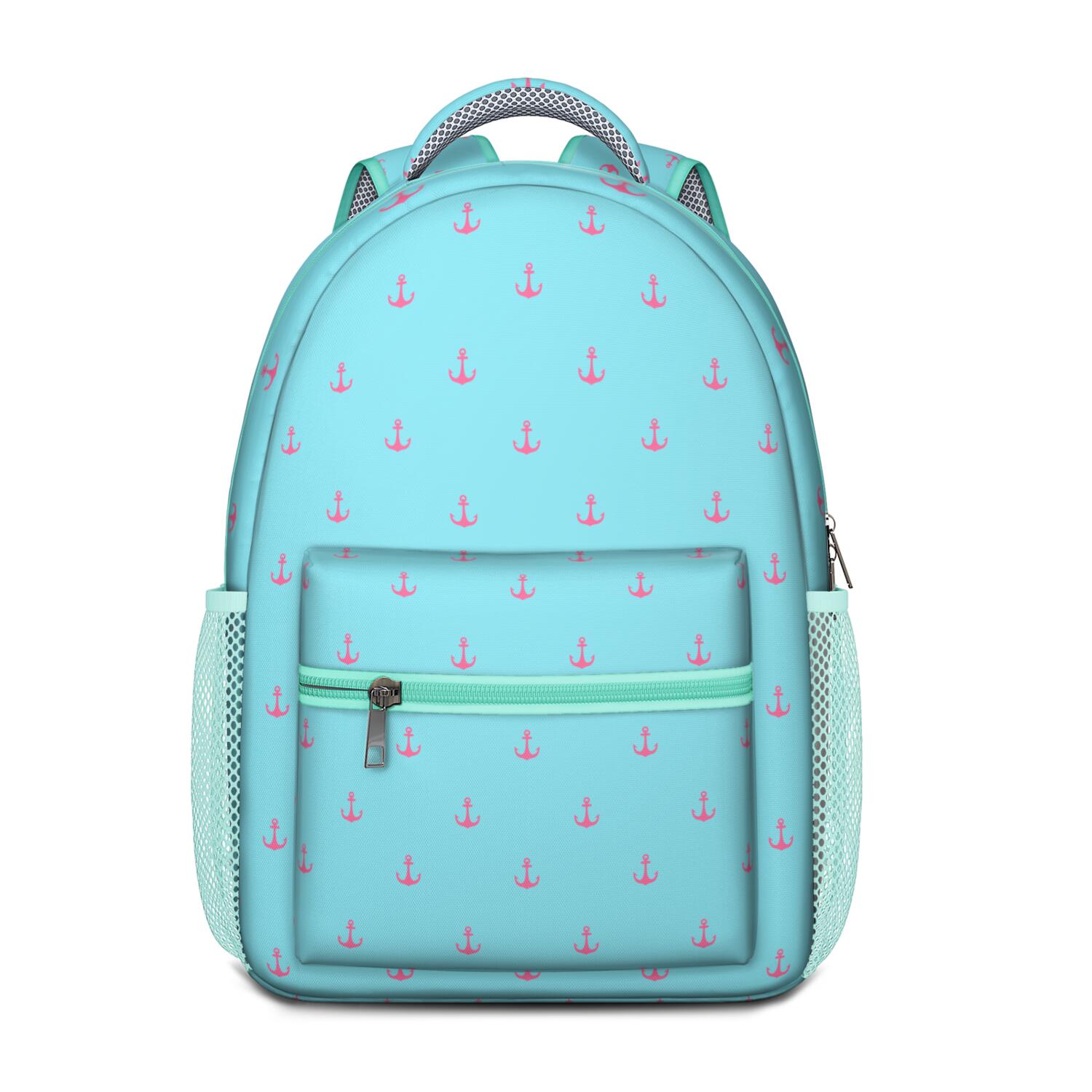Nautical Anchor Boat Lunch Bag with Sea Seaside Coastal Marine Waves ...