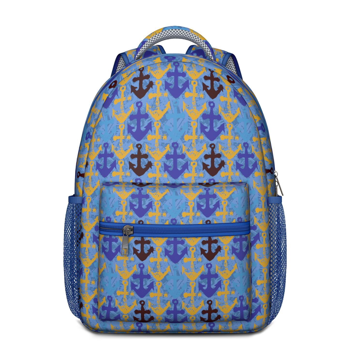 Nautical Anchor Boat Lunch Bag – Sea Seaside Coastal Marine Waves Ocean ...