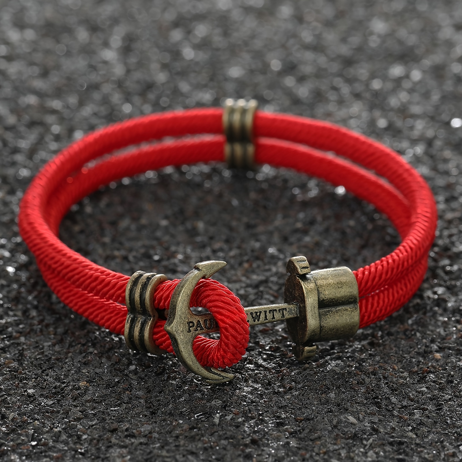 Nautical Anchor Bracelet - Handcrafted Durable Braided Rope, Bohemian ...