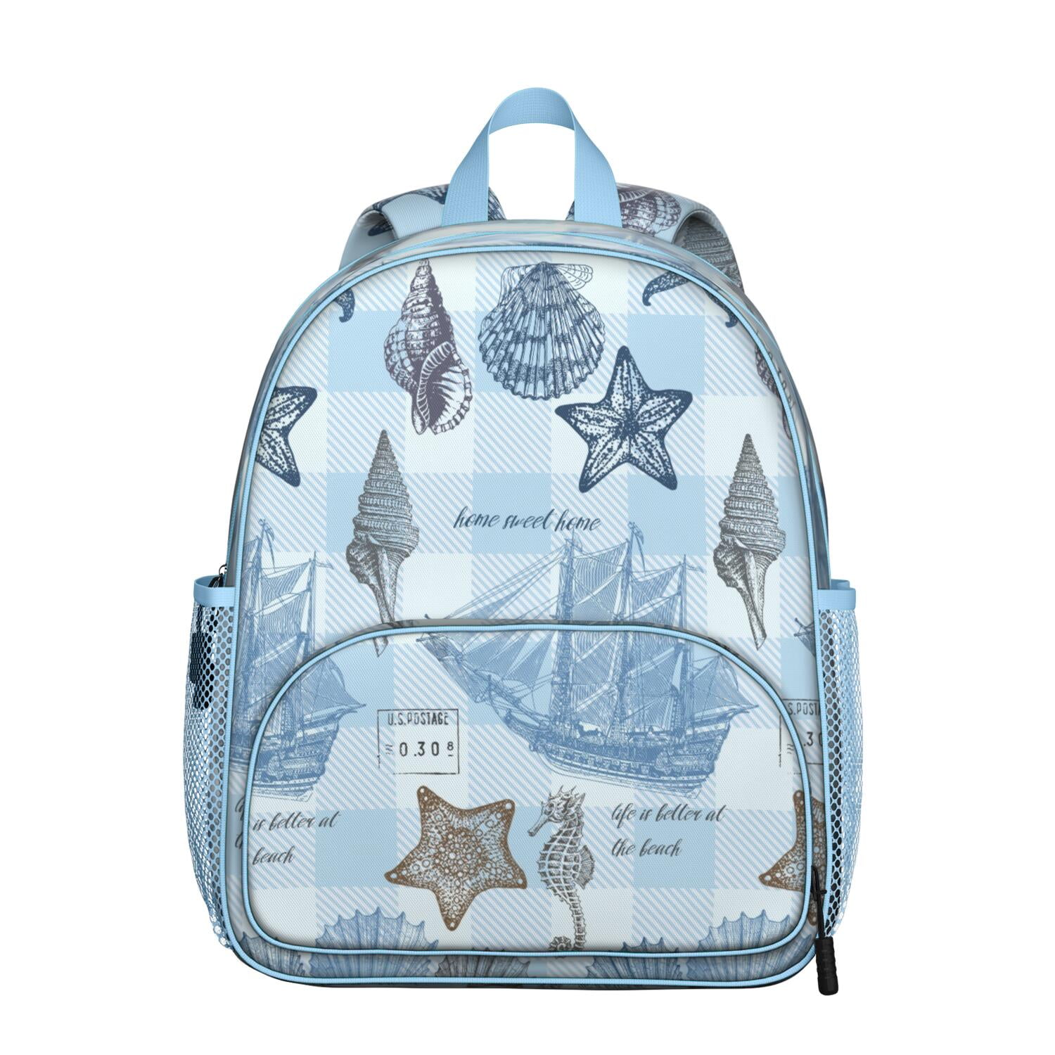 Nautical Anchor Student Backpack – Boat Sea Seaside Coastal Marine ...
