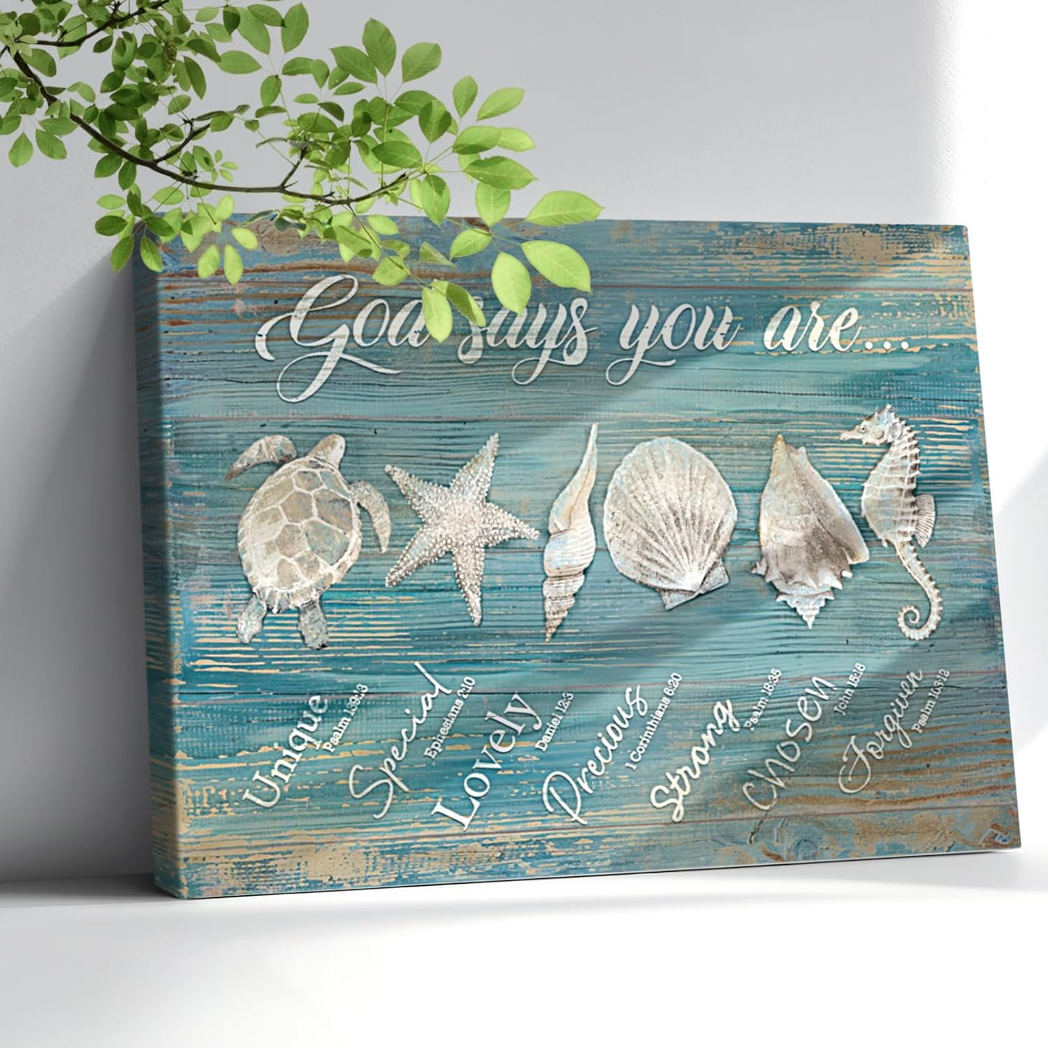 Nautical Beach Sea Turtle Bathroom Decor Wall Art Ocean Sea Turtle ...