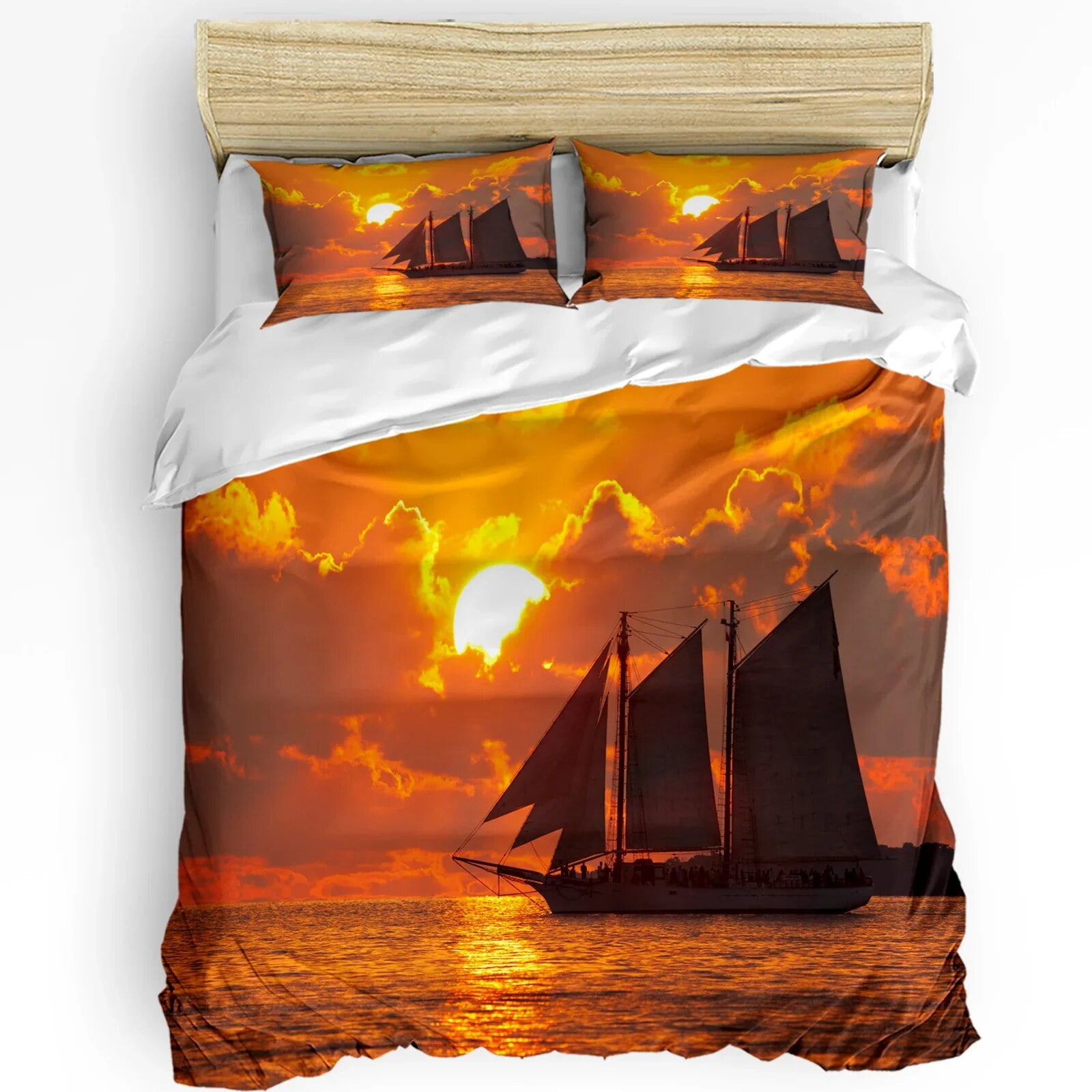 Nautical Bedding Set For Bedroom Bed Home Let Your Dreams Sail Quote ...