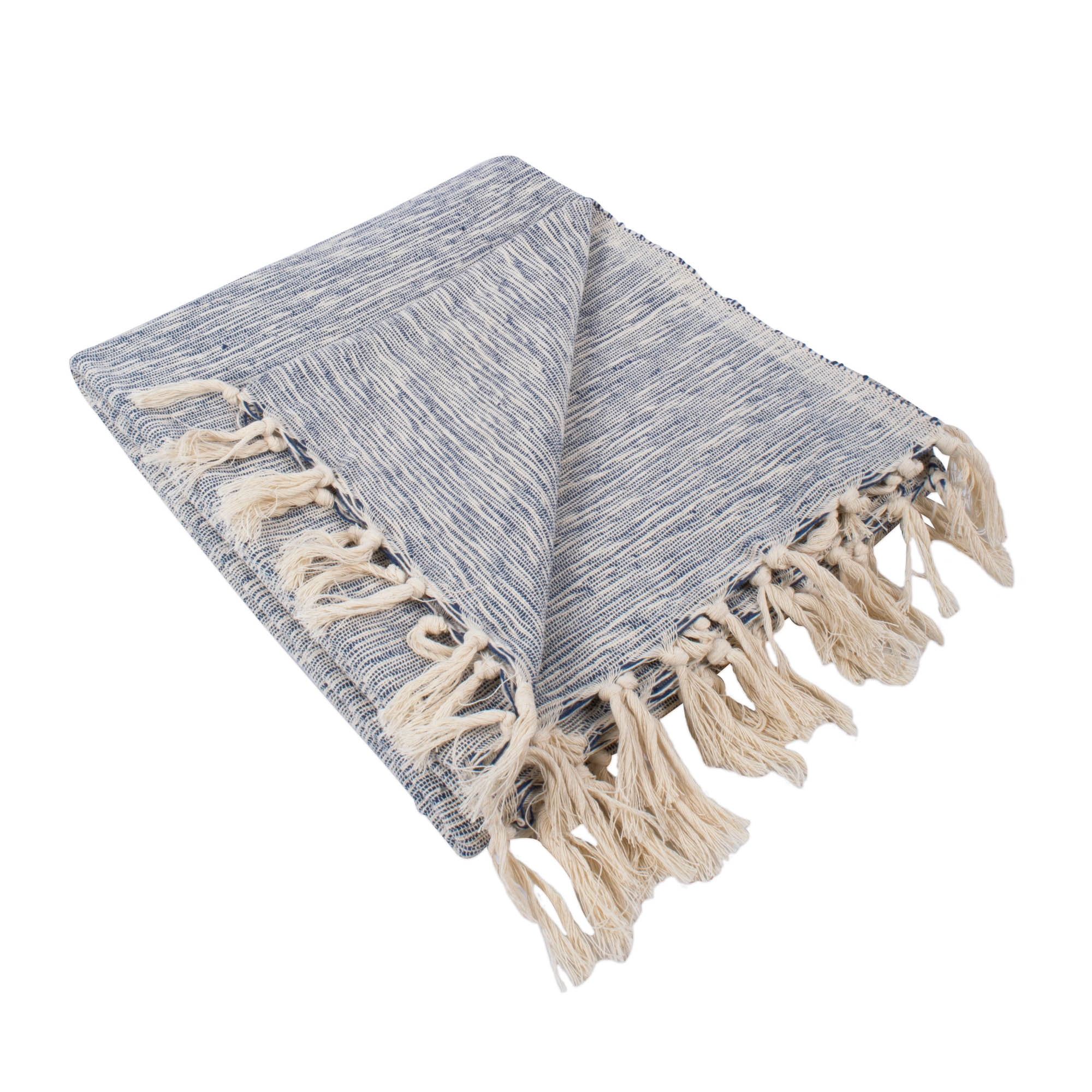 Nautical Blue Variegated Throw - Walmart.com