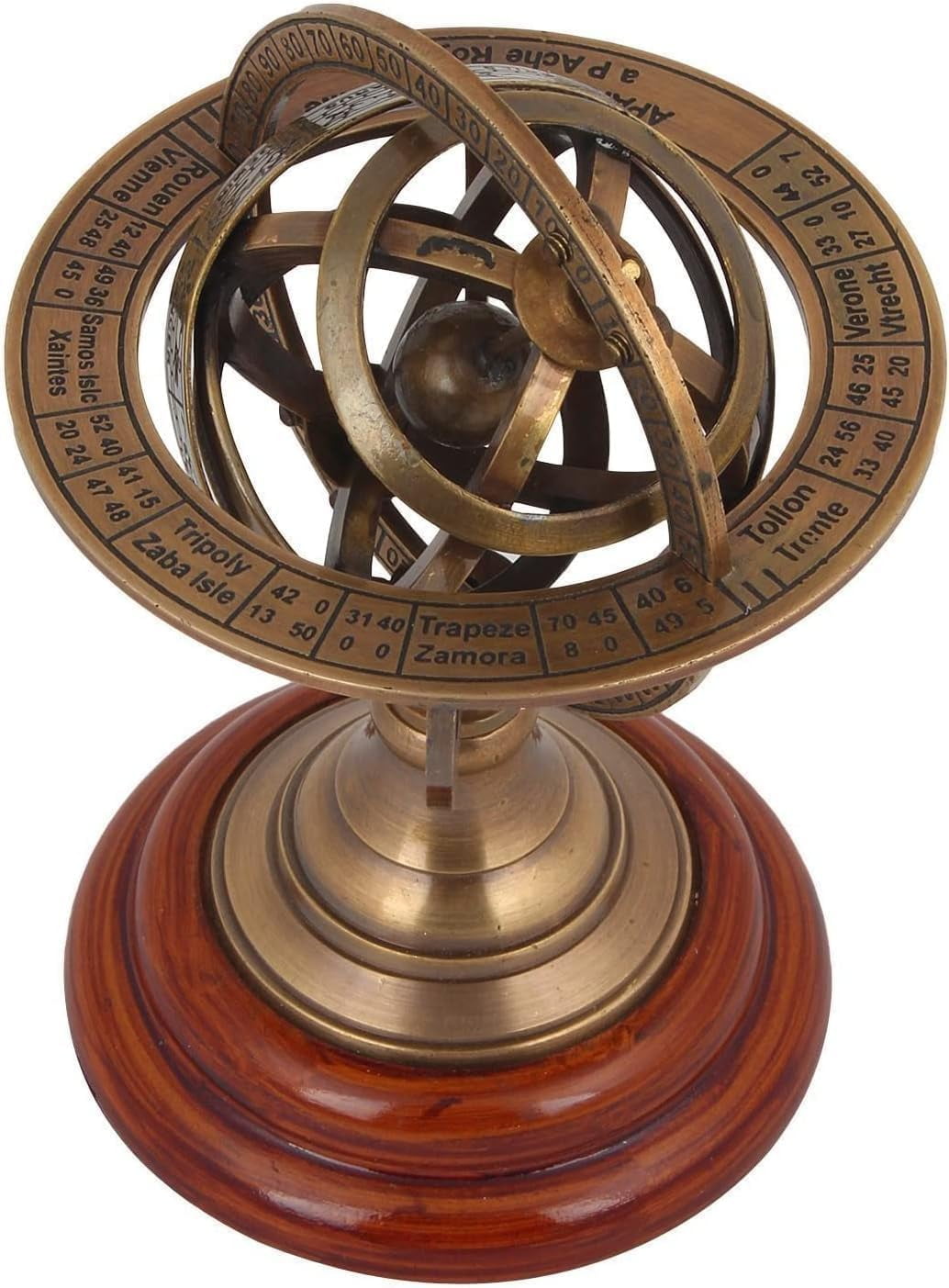Nautical Brass Armillary Astrolabe Sphere Celestial Collectible ...