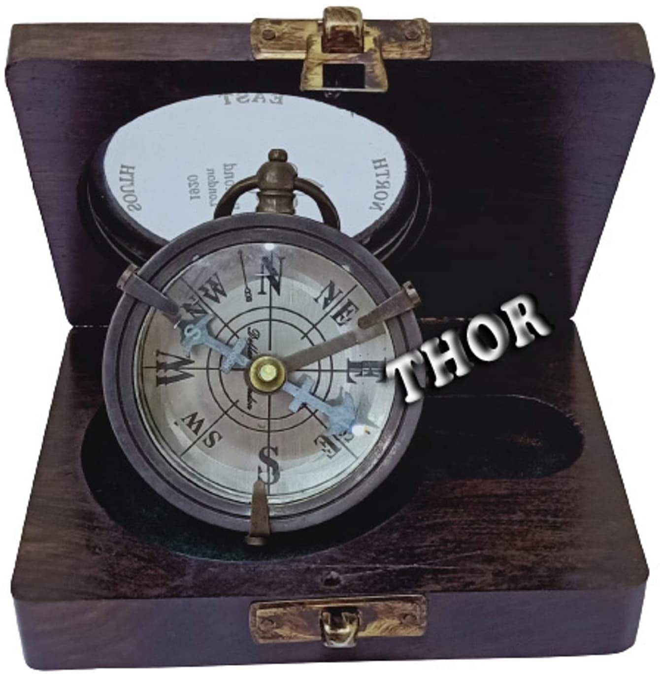 Nautical Antique Brass Compass Dollond London, Vintage Keepsake in ...