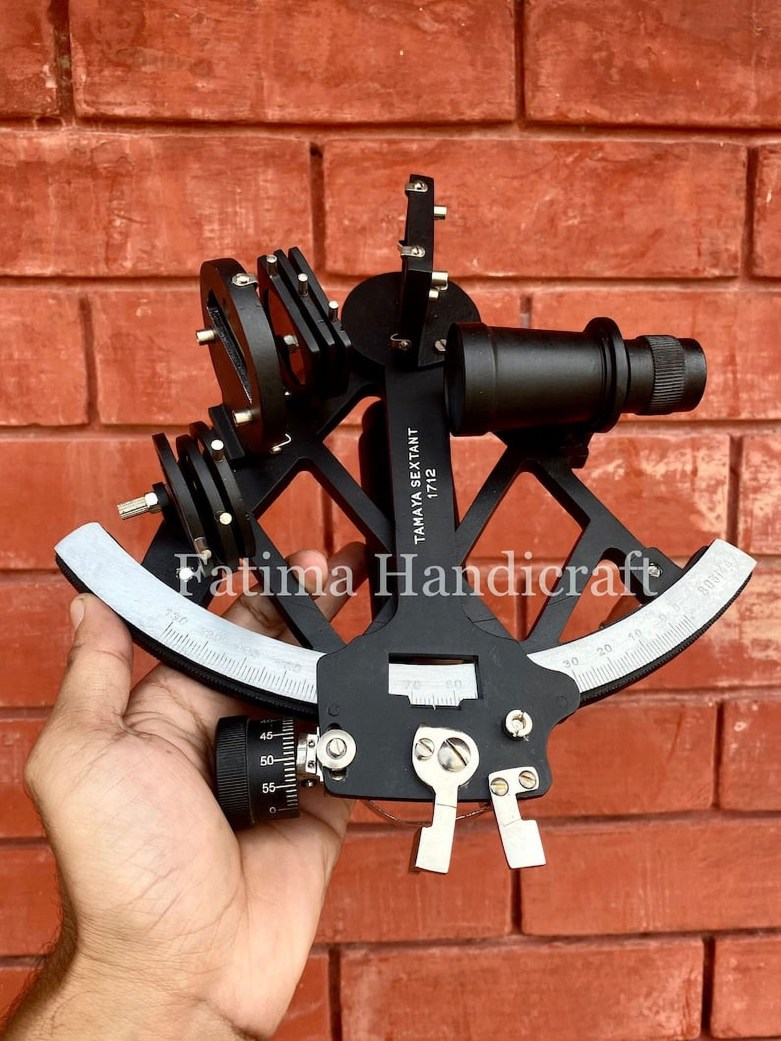 Nautical Brass Sextant, Antique Gift Tamaya Sextant 1712, Working ...