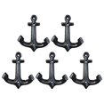 Nautical Cast Iron Ship Anchor Weathered Nautical Wall Hooks Coat Hook ...