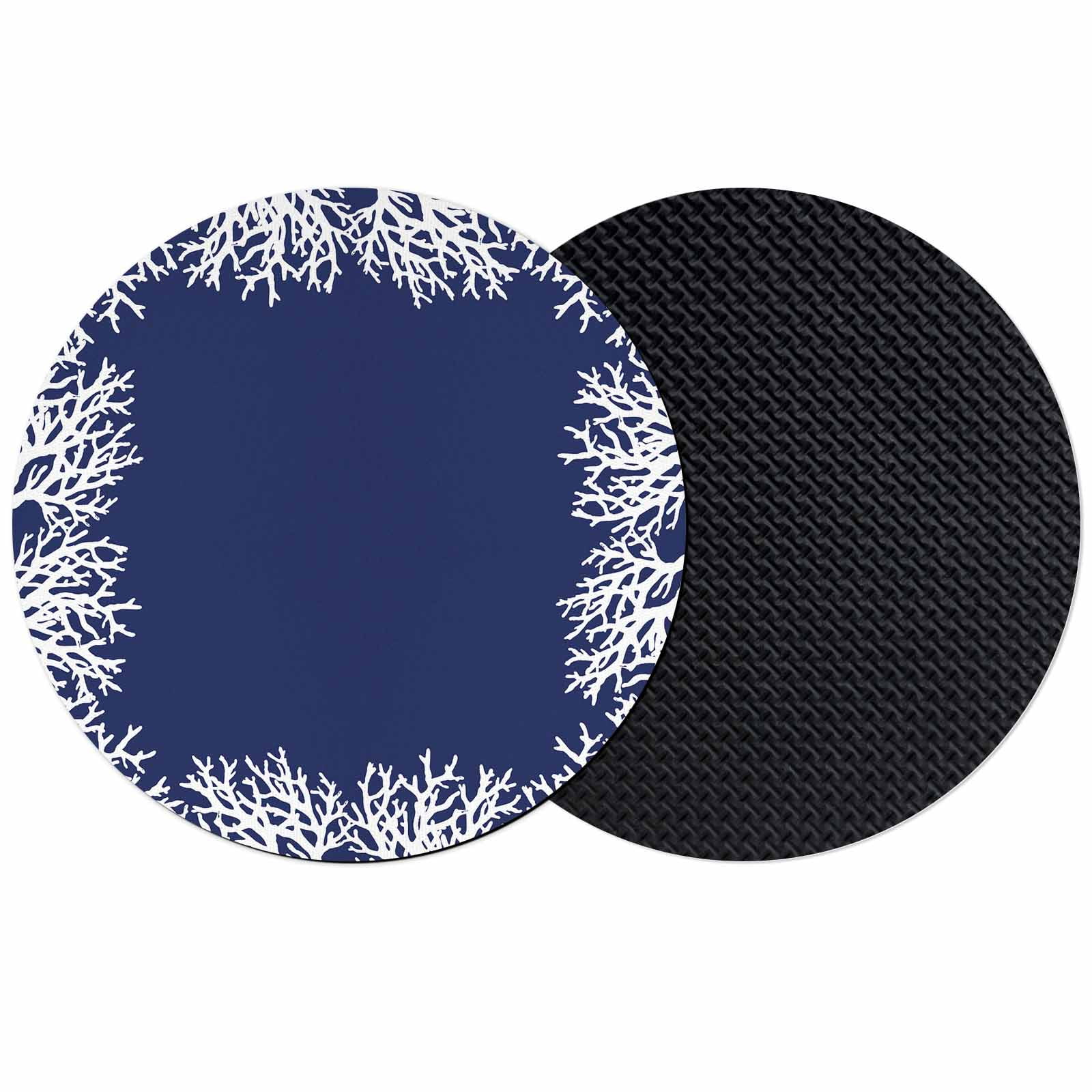 Nautical Coastal Coasters for Drinks,Absorbent Non Slip Rubber Drink ...