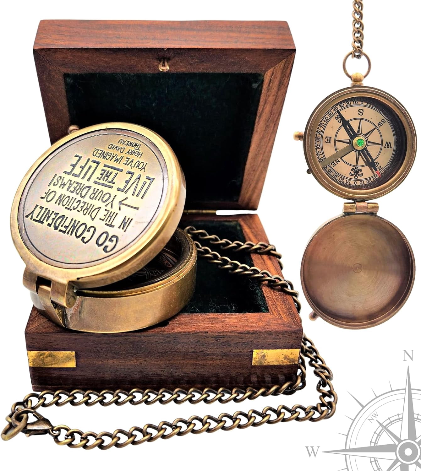 Nautical Compass Go Confidently in The Direction of your Dreams! Live ...