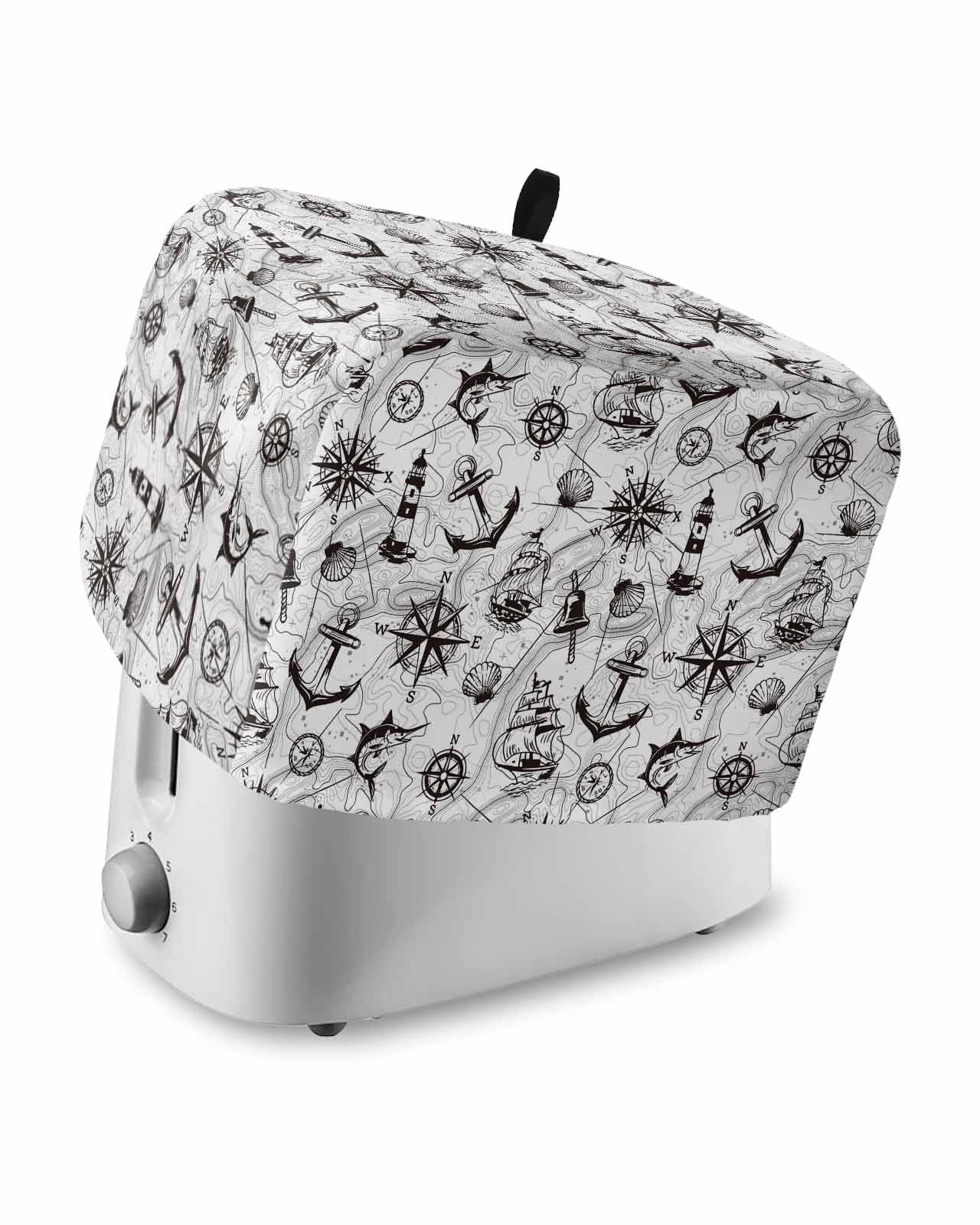 Nautical Compass Toaster Cover 2 Slice, Small Kitchen Appliance Covers ...