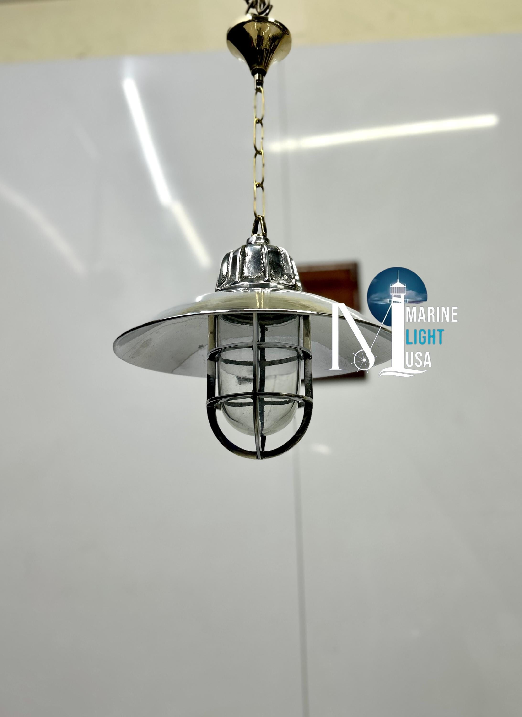 Nautical Deco Aluminum Home Ceiling Chandelier Bulkhead Hanging Lamp ...
