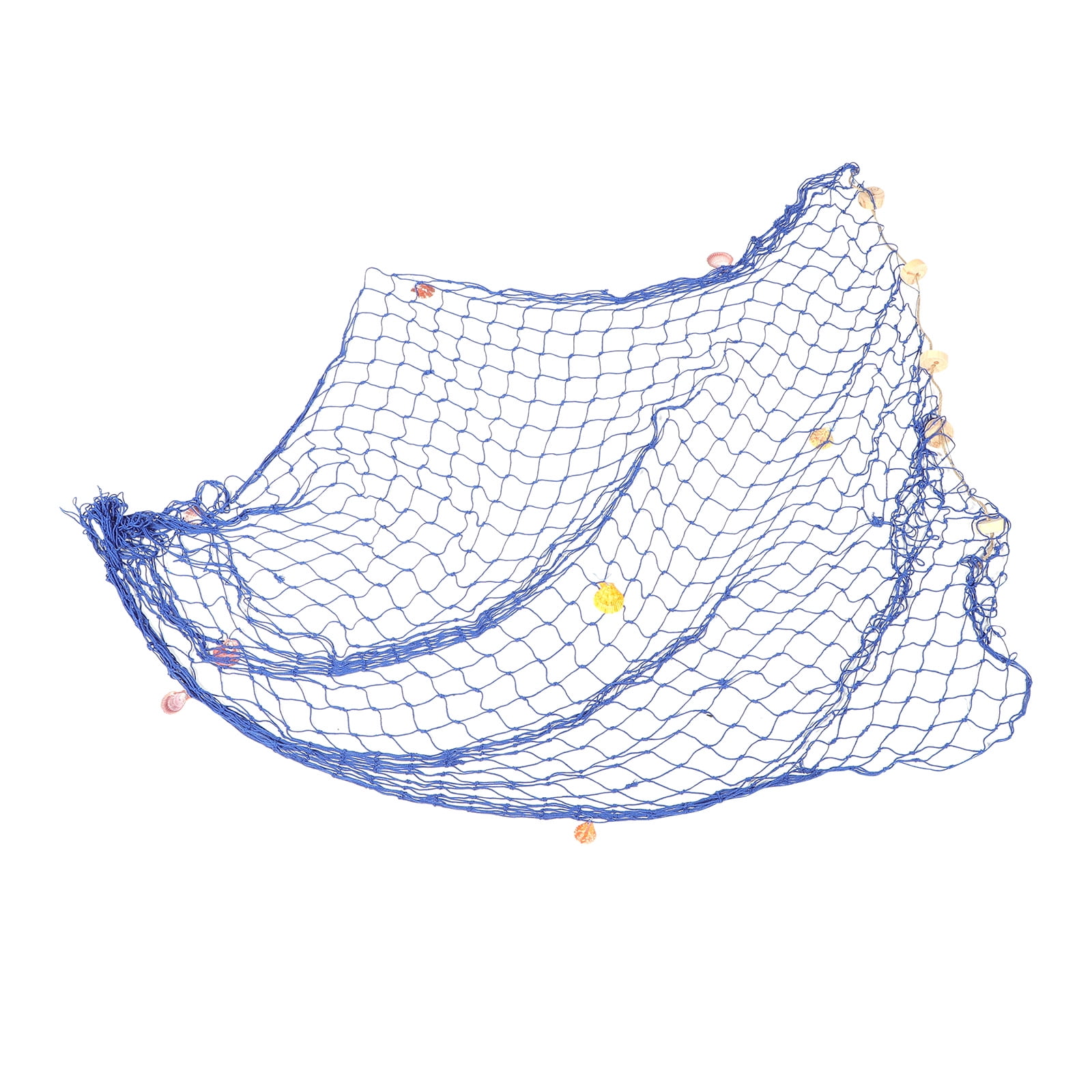 NIAIZEK Blue Mediterranean Cotton Fish Net Wall Decoration for Home and ...