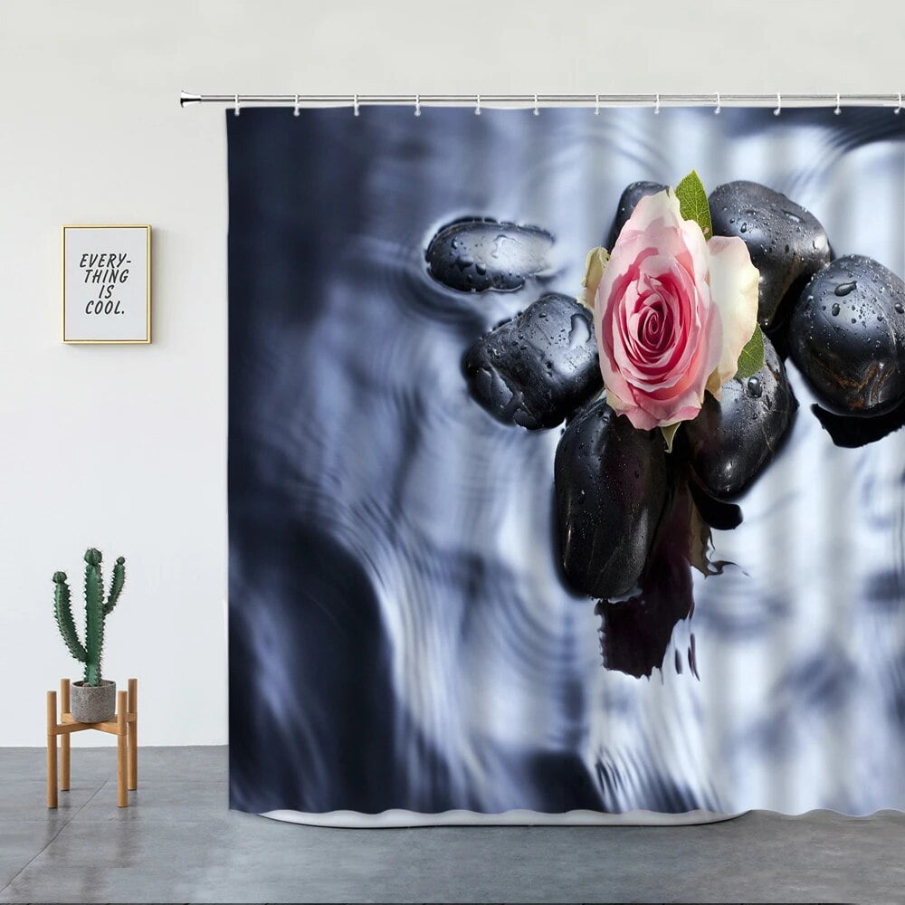 Nautical Decor Shower Curtain Extra Long Coastal Sea Shell Fishing Net ...