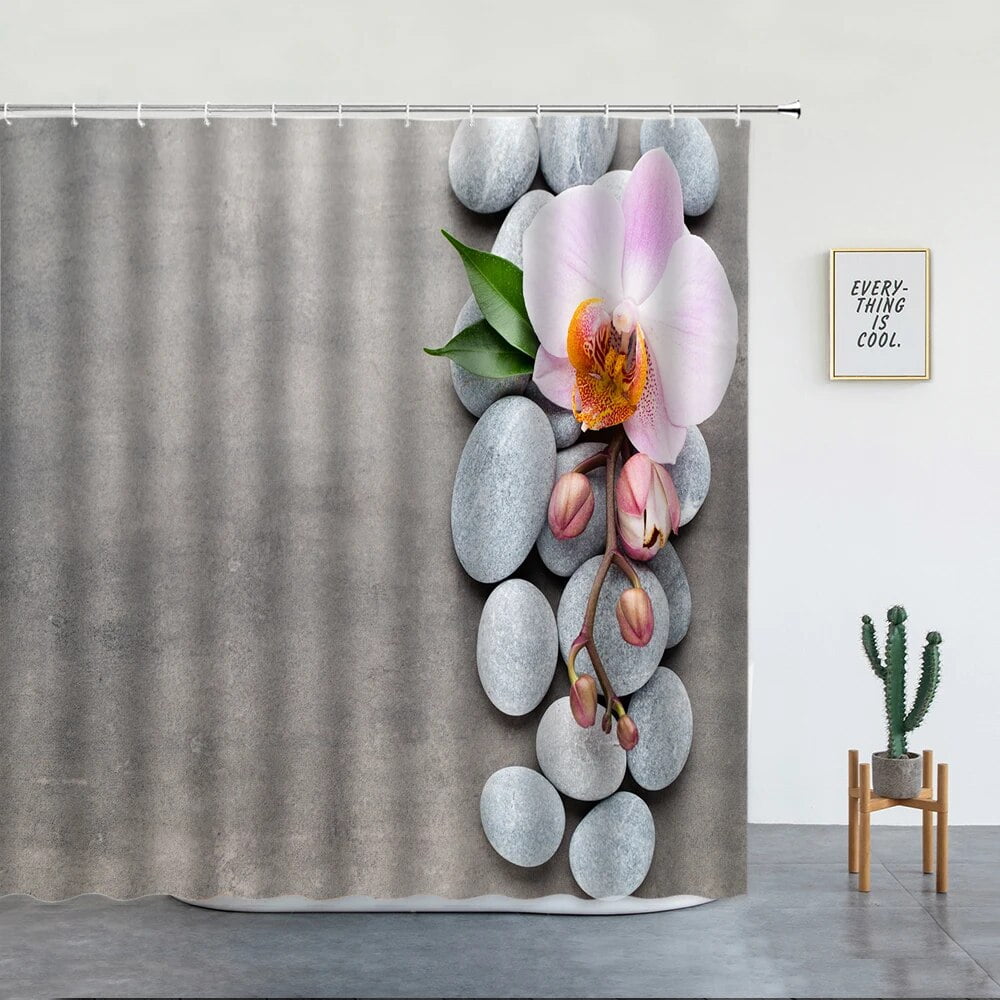 Nautical Decor Shower Curtain Extra Long Coastal Sea Shell Fishing Net ...