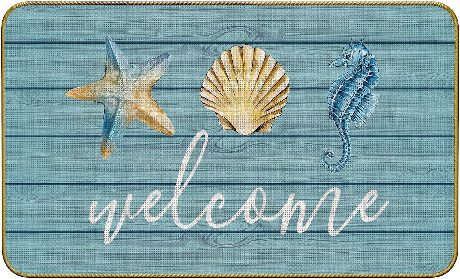 Nautical Door Mat,Beach Door Mats Outdoor,Beach Rug,Coastal Beach ...