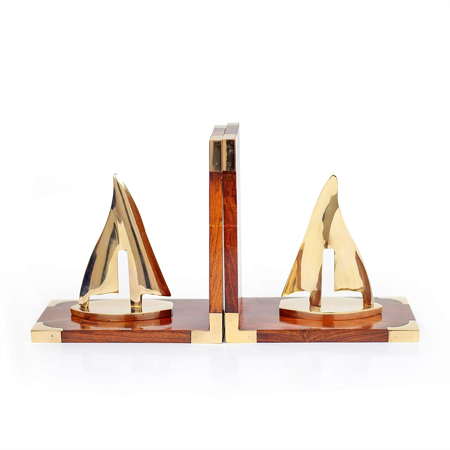 Free Shipping! Nautical Feluca Boat Mast Bookend | Book Holders ...