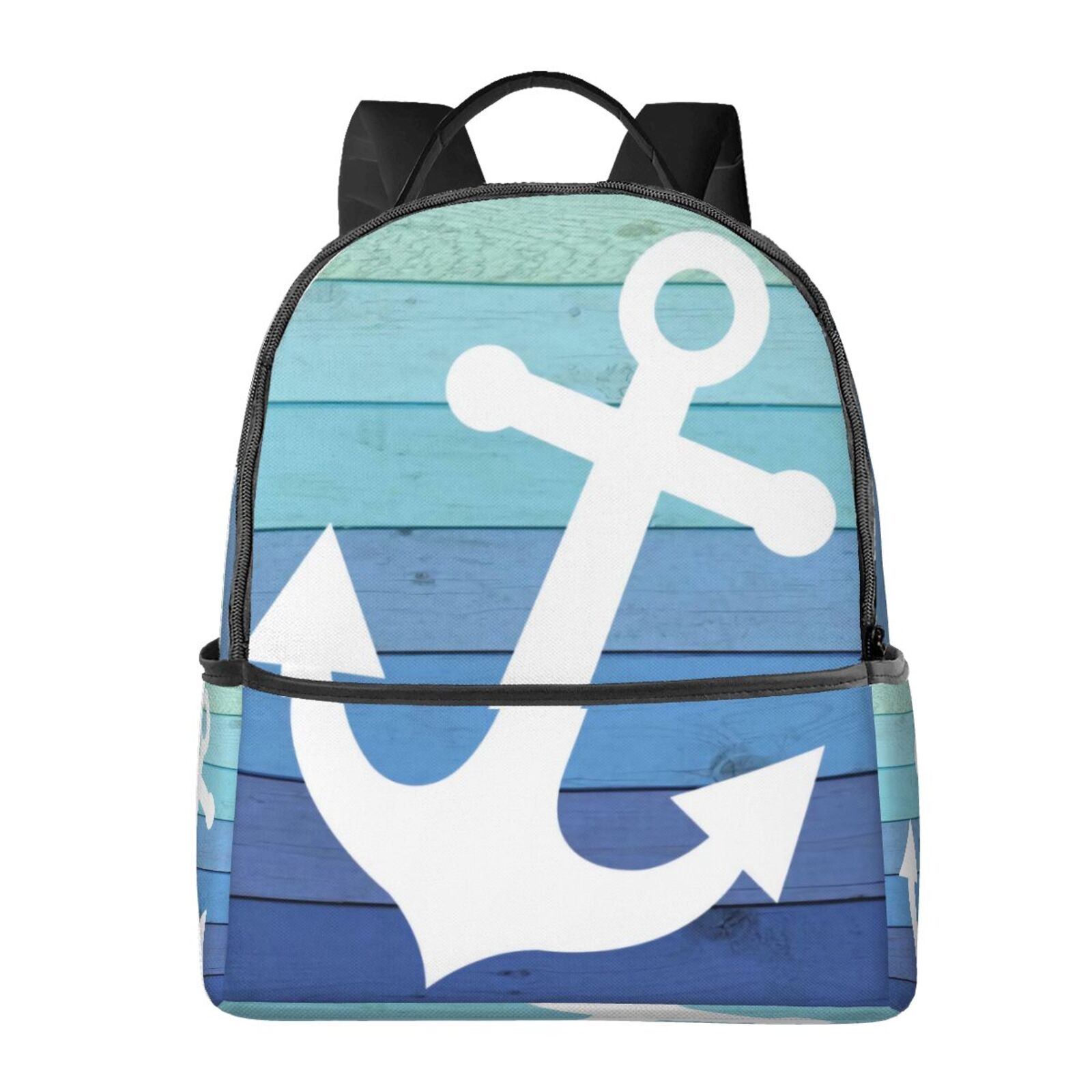 Nautical Funny Anchor Backpack for Men Women Laptop Backpack Hiking ...
