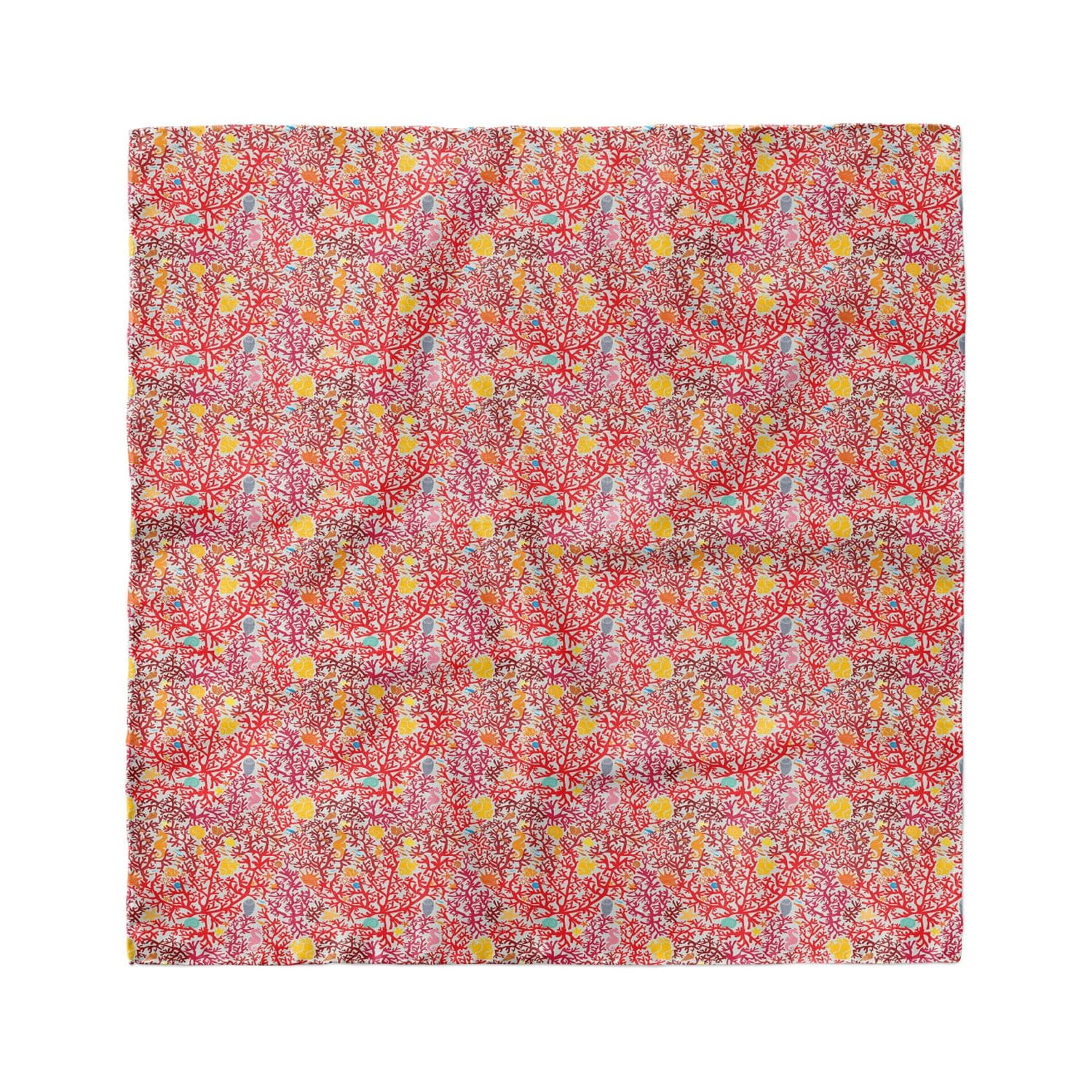 Nautical Head Scarf, Colorful Reef Marine Life, Head Wrap, 3 Sizes, by ...