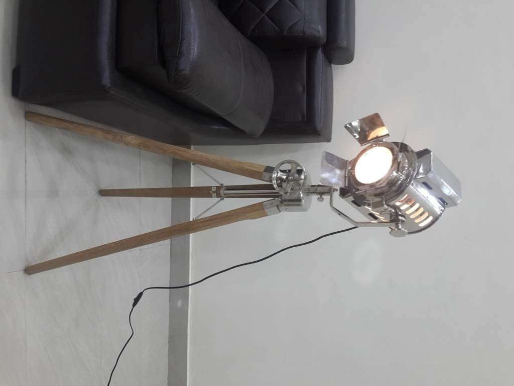 Nautical Industrial Floor Lamp Tripod Corner Lamp Beautiful Home Decor ...