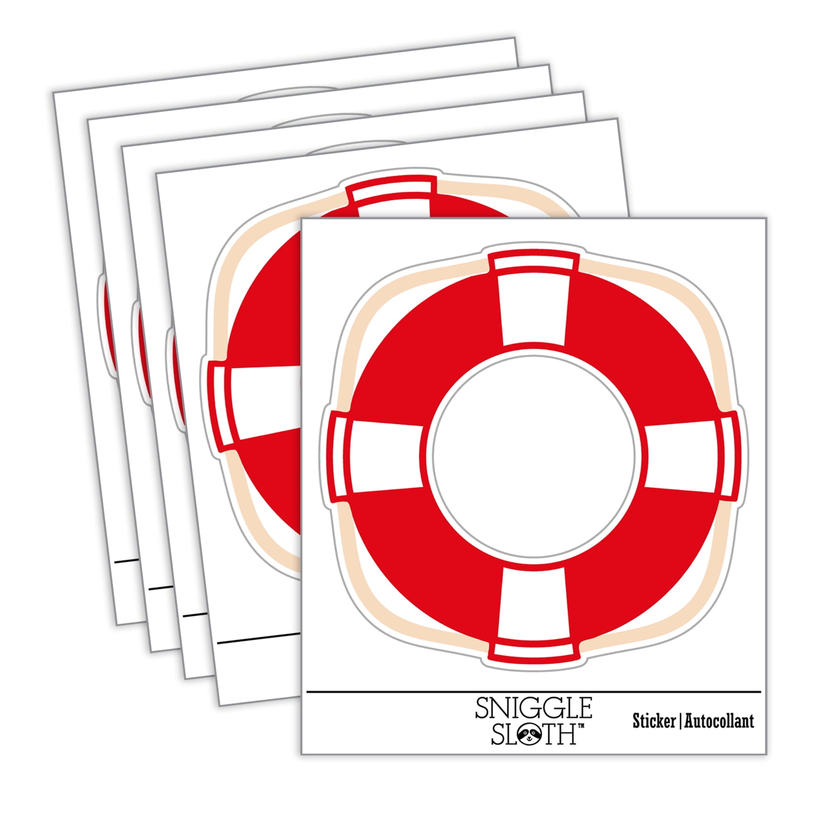 Nautical Lifesaver Buoy Preserver Car Window Bumper Water Bottle Phone ...