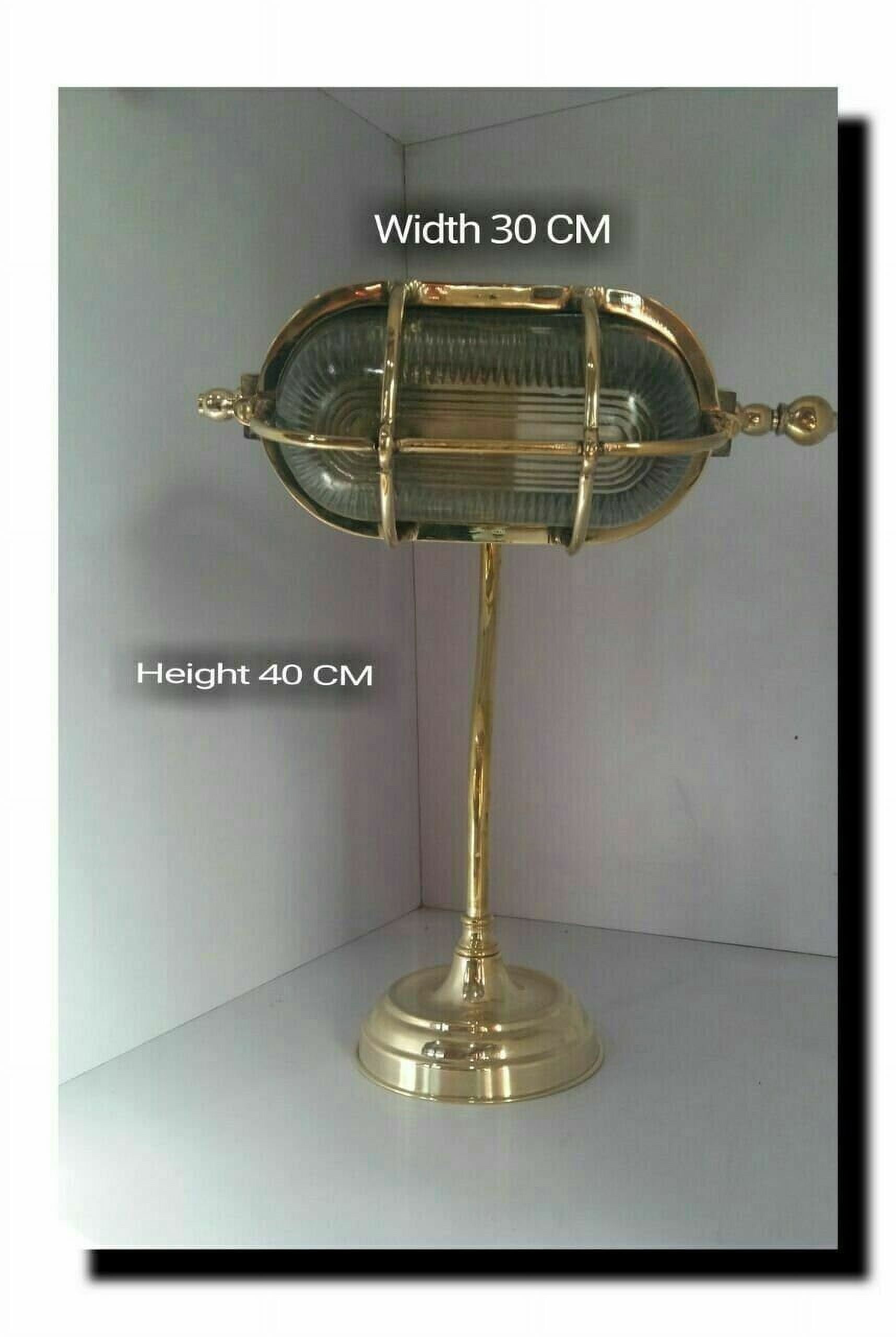 Nautical Light Marine Ship Light Industrial Brass Table Light Bulkhead ...