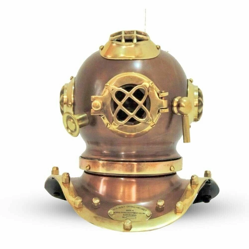 Nautical Marine Diving helmet Scuba US Navy V Mark Mini Divers Helmet ...