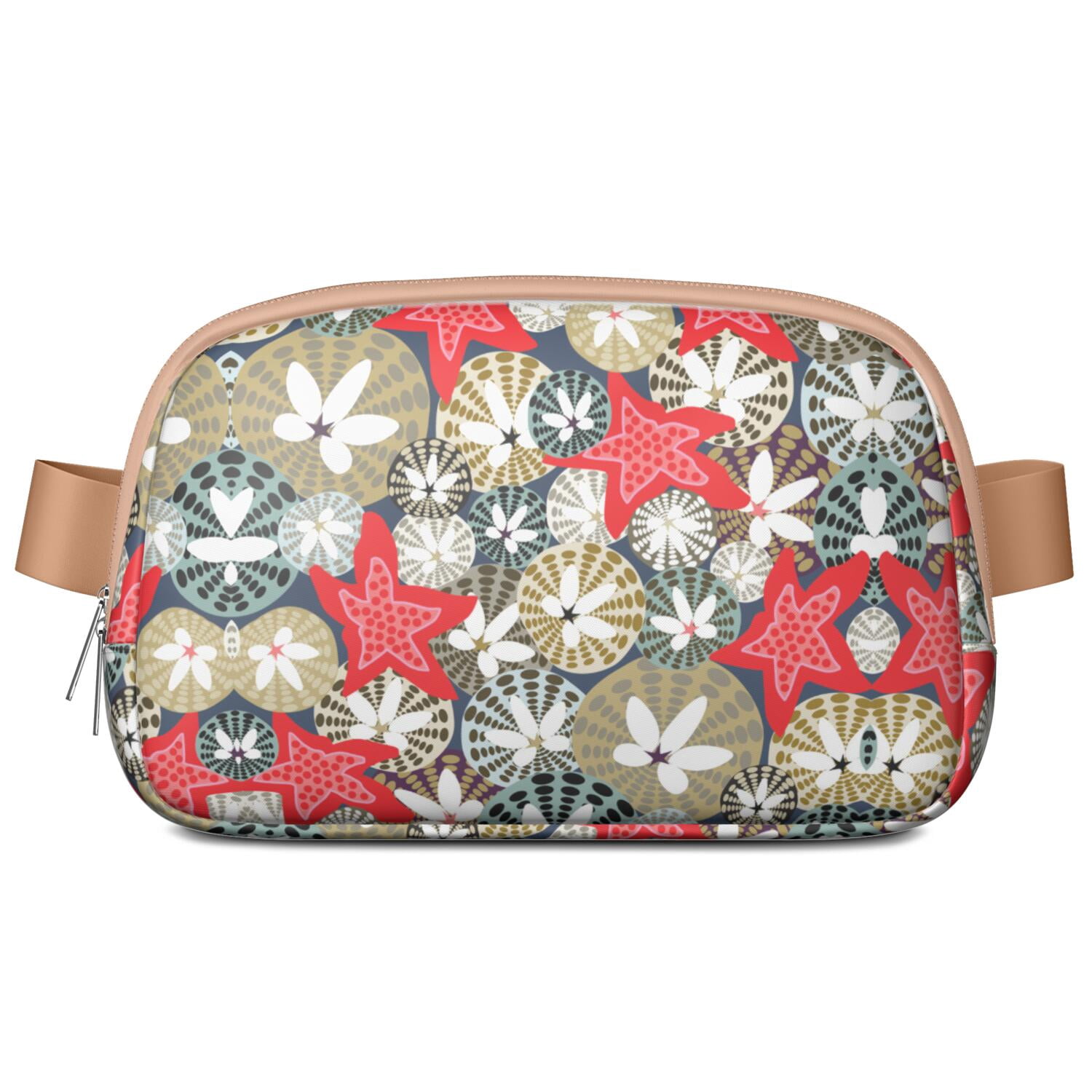 Nautical Marine Life Fanny Pack – Vintage Coral & Sea Creature Waist ...
