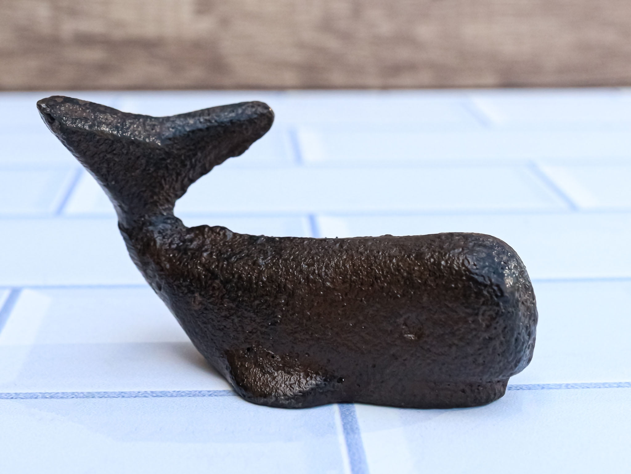 Nautical Marine Rustic Vintage Cast Iron Sperm Whale Decorative ...