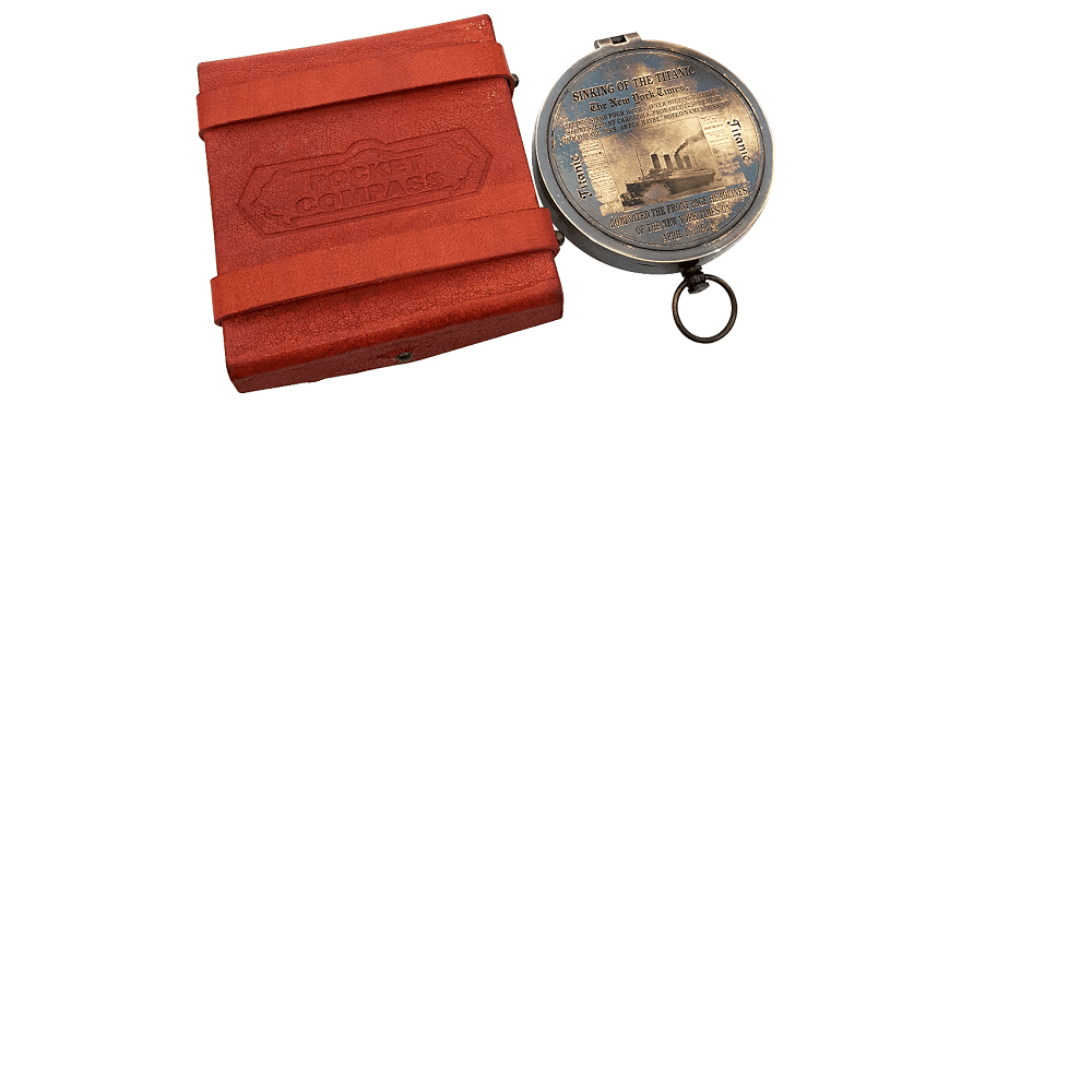 Nautical Maritime Vintage Titanic Brass Magnetic Functional Pocket ...