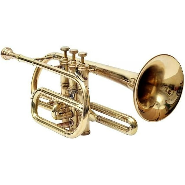 Nautical-Mart Eastar Bb Personalized Brass Cornet Stylish Musical ...