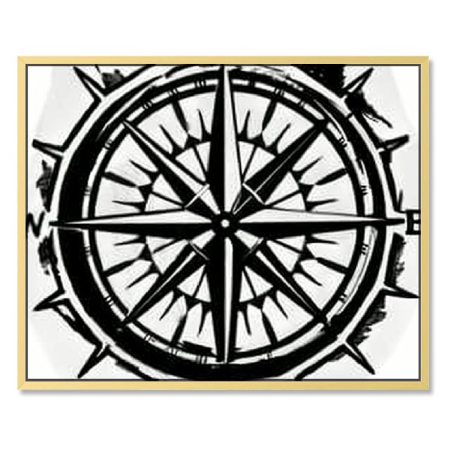 Nautical Metal Wall Decor Compass Wall Hanging Art For Nature Home Indoor Outdoor Decorations
