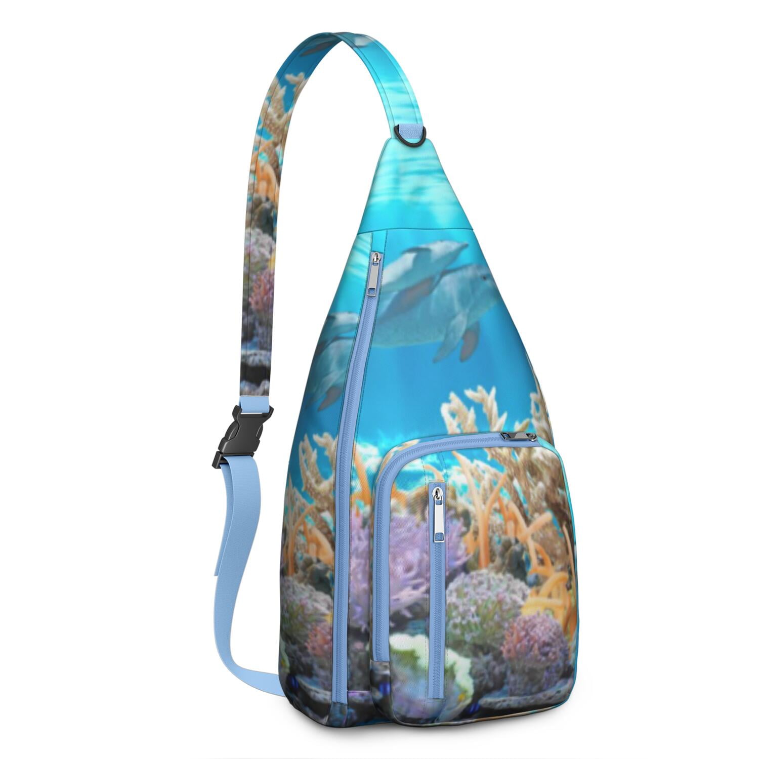 Nautical Night Sea Creatures Backpack - Glow-in-the-Dark Shark ...
