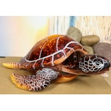 Nautical Ocean Red Giant Sea Turtle Swimming Bobblehead Figurine ...