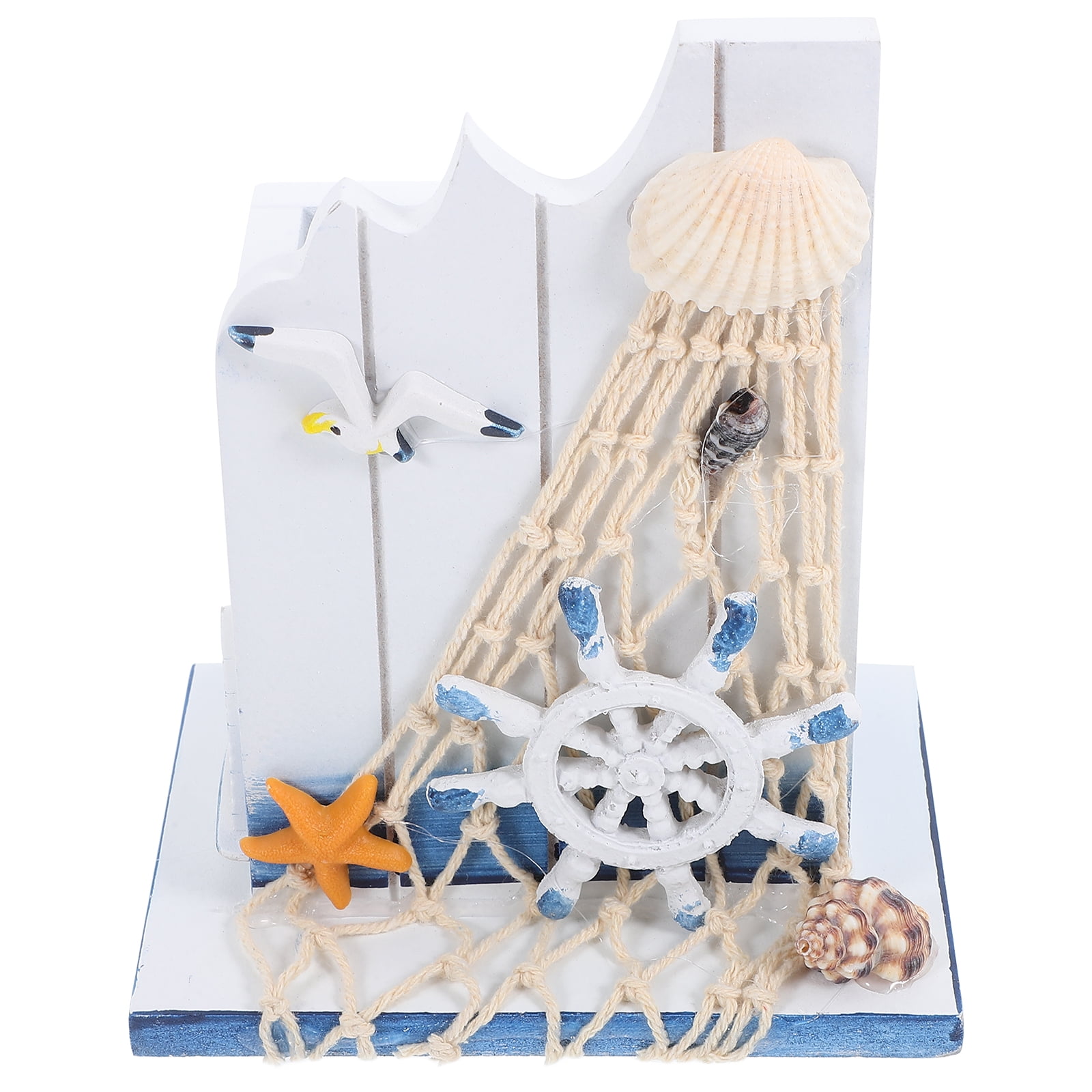 Nautical Pen Holder Mediterranean Style Pen Container Sailing Themed ...