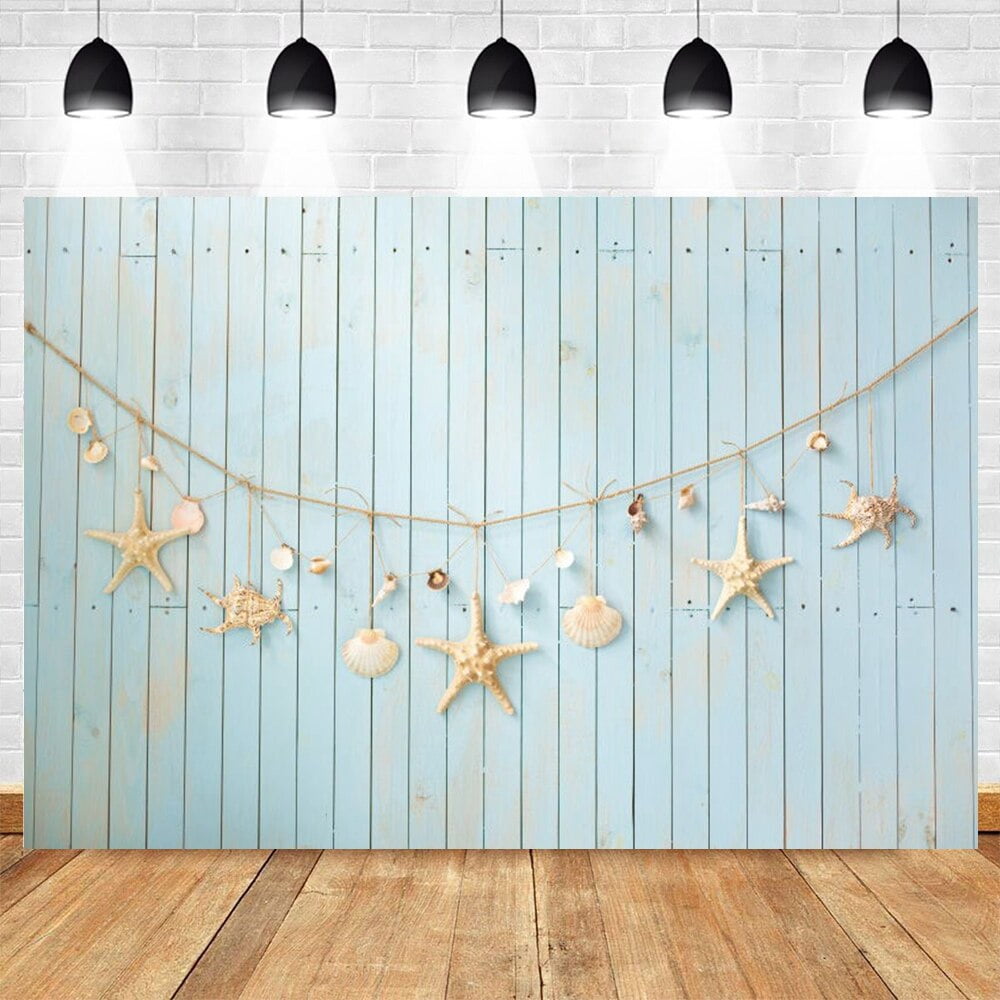 Nautical Rudder Starfish Sea Theme Baby Birthday Portrait Photography ...