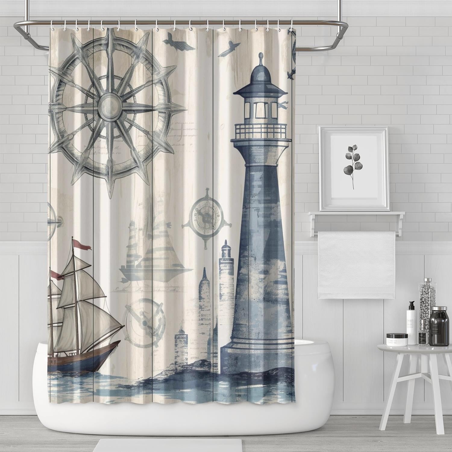 Nautical Shower Curtain