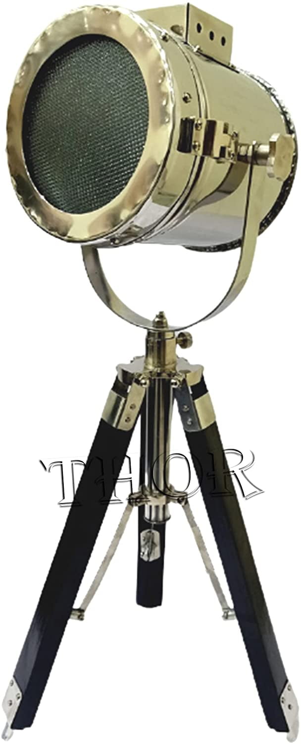 Nautical Searchlight Spot Light Tripod Table Lamp Home Decor - Walmart.com