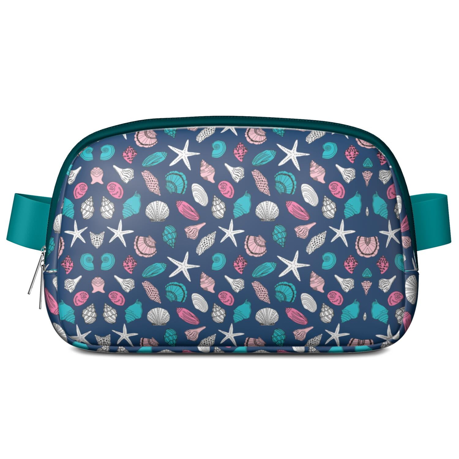 Nautical Seashell Fanny Pack – Adjustable Lightweight Waist Bag with ...