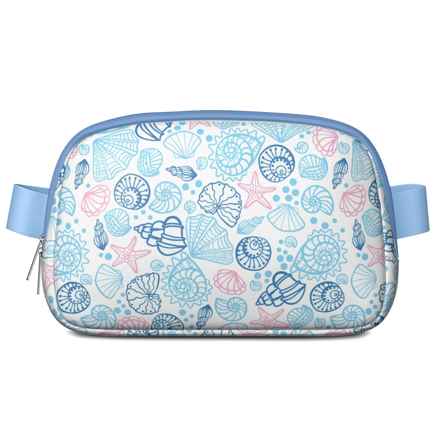 Nautical Seashell Fanny Pack – Adjustable Lightweight Waist Bag with ...