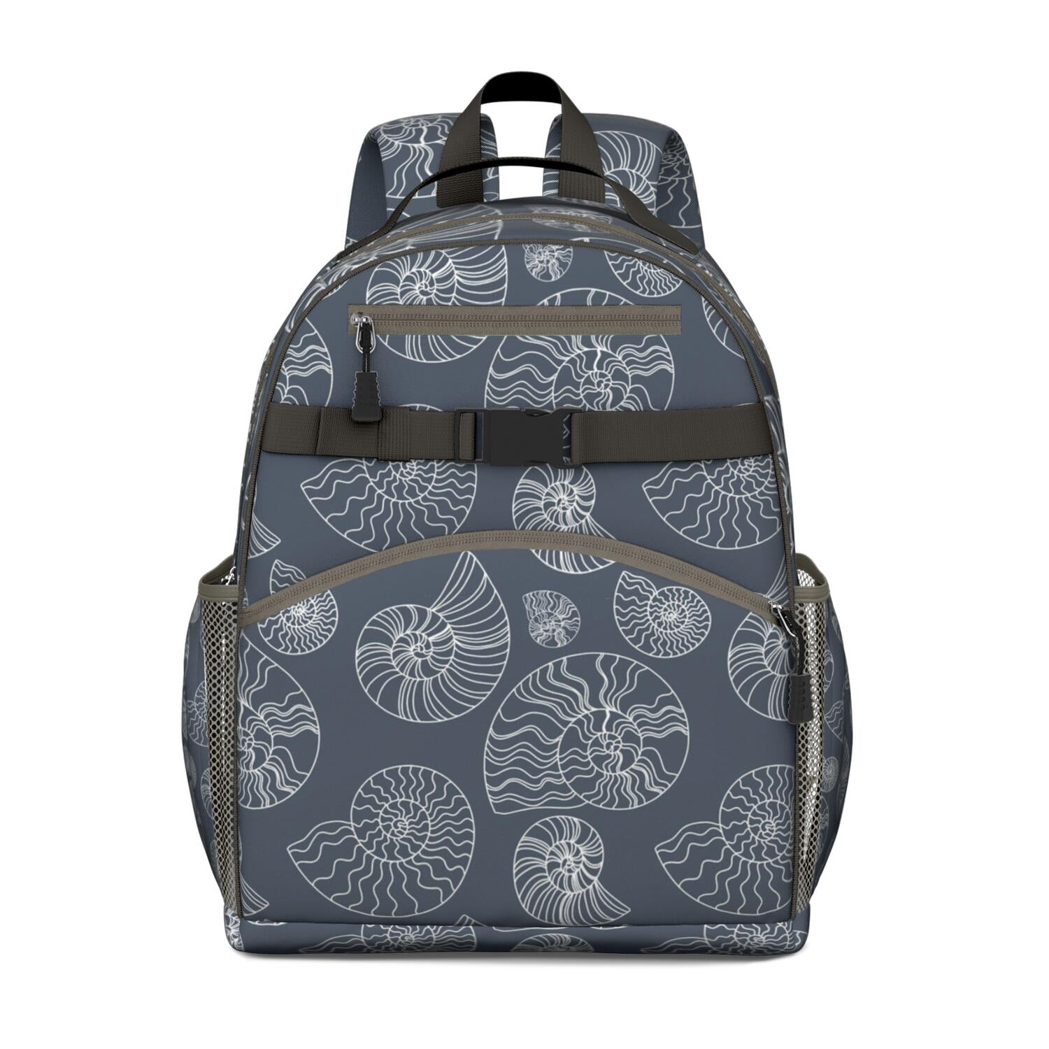 Nautical Seashell and Beach Students Backpack with Tropical Starfish ...