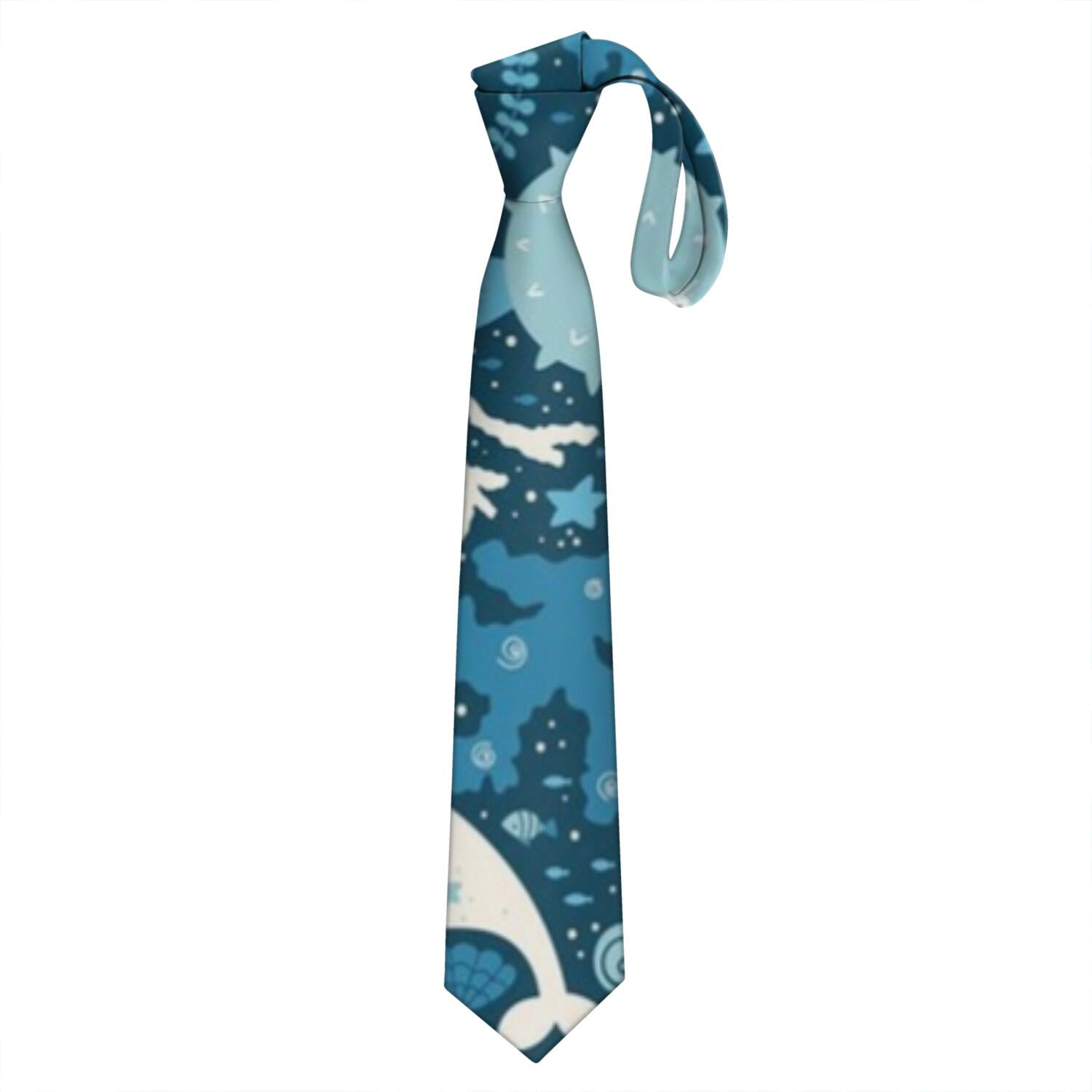 Nautical & Seaside Inspired Men's Necktie - Smooth Satin Wedding Tie ...