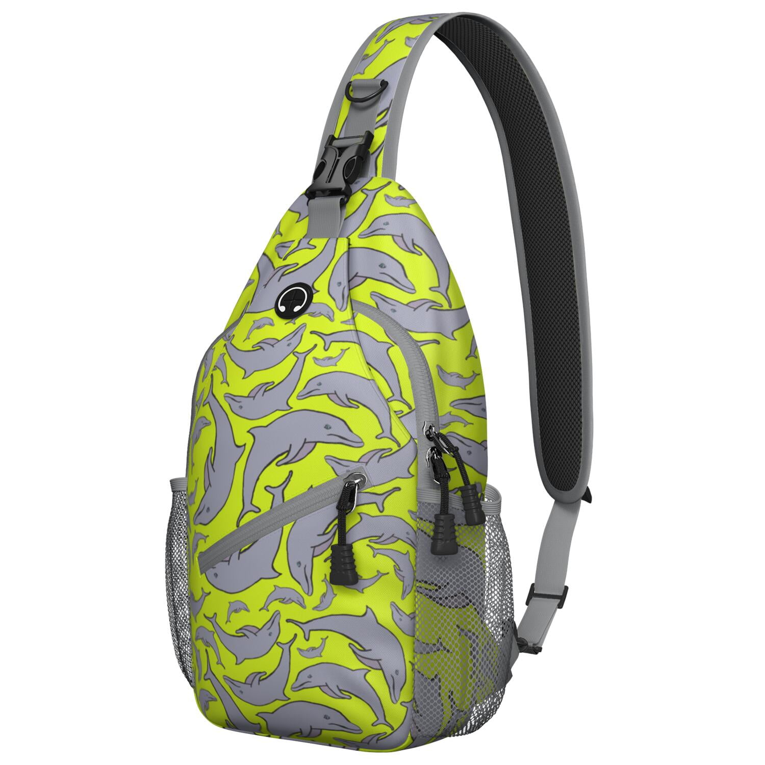 Nautical Shark Shoulder Backpack - Hand Drawn Vintage Design for ...