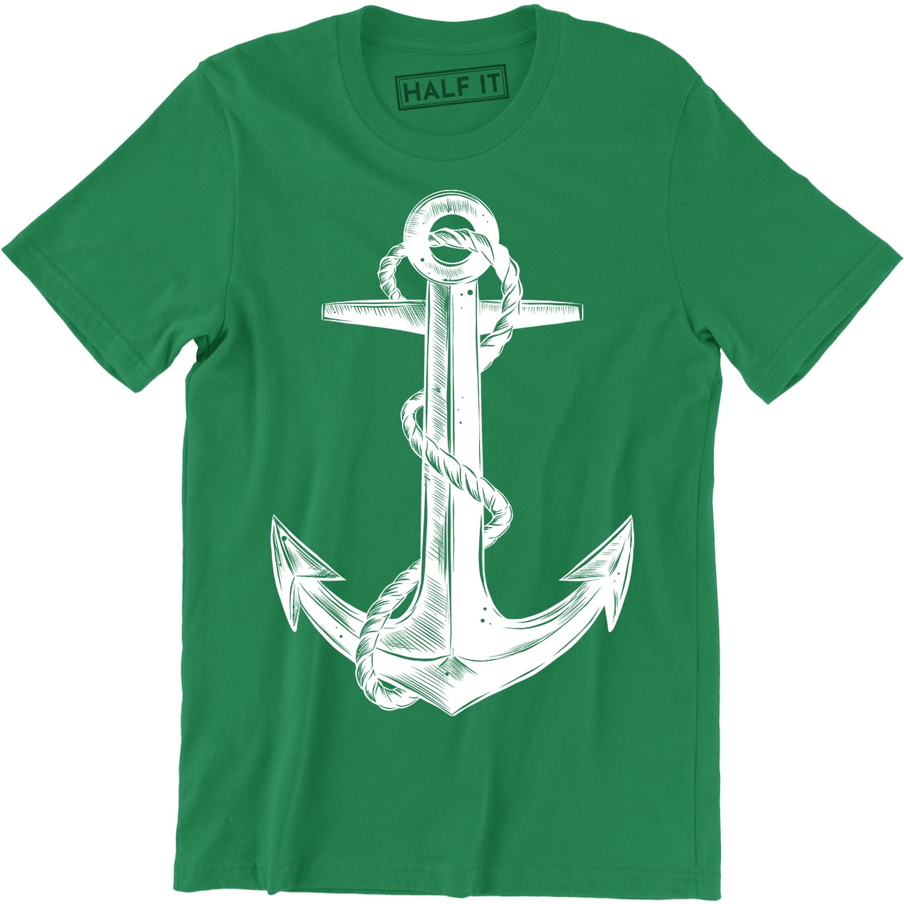 Nautical Ship Anchor Sailor Diver Sailing Boat Outdoors Water Men's Tee ...