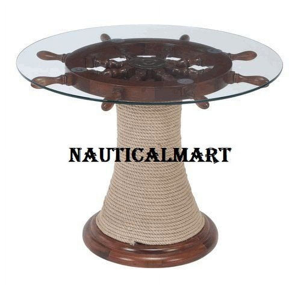 Nautical Ship Wheel Table 36'' - Walmart.com
