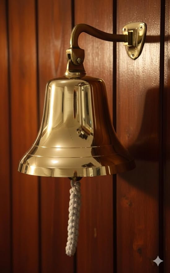 Nautical Ship’s Bell, Brass - Walmart.com