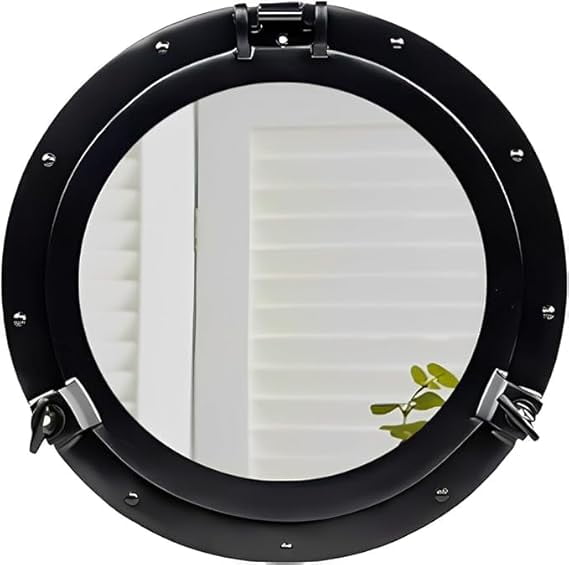 Nautical Ship's Porthole Mirror | Premium Aluminium Transparent Window ...