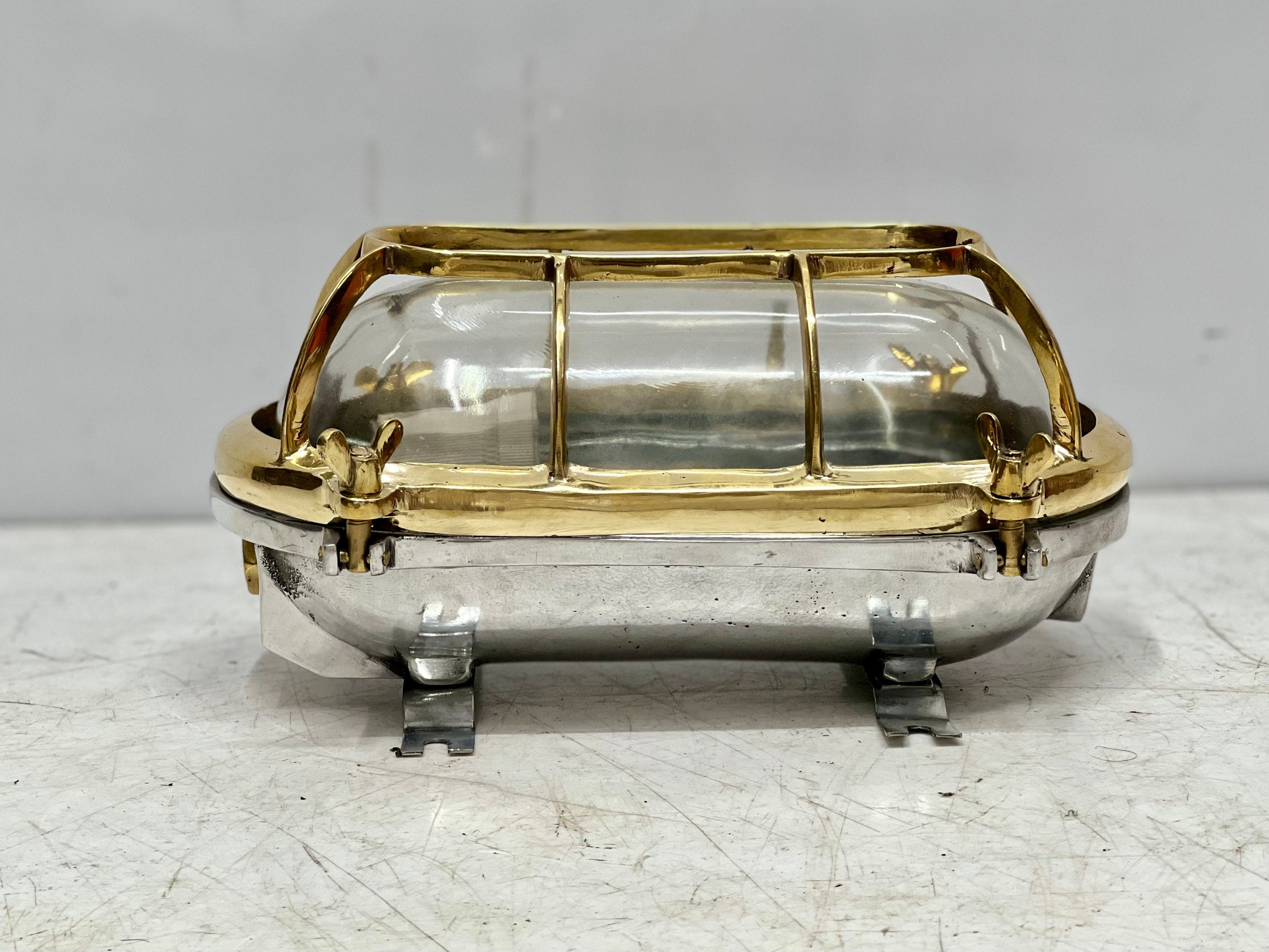 Nautical Steampunk Bulkhead Aluminum Metal Oval Bulkhead Wall Fos ...