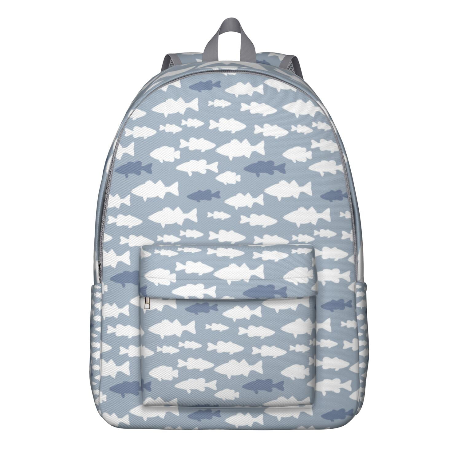 Nautical Summer Backpack with Ocean Creatures & Tropical Fish Print ...