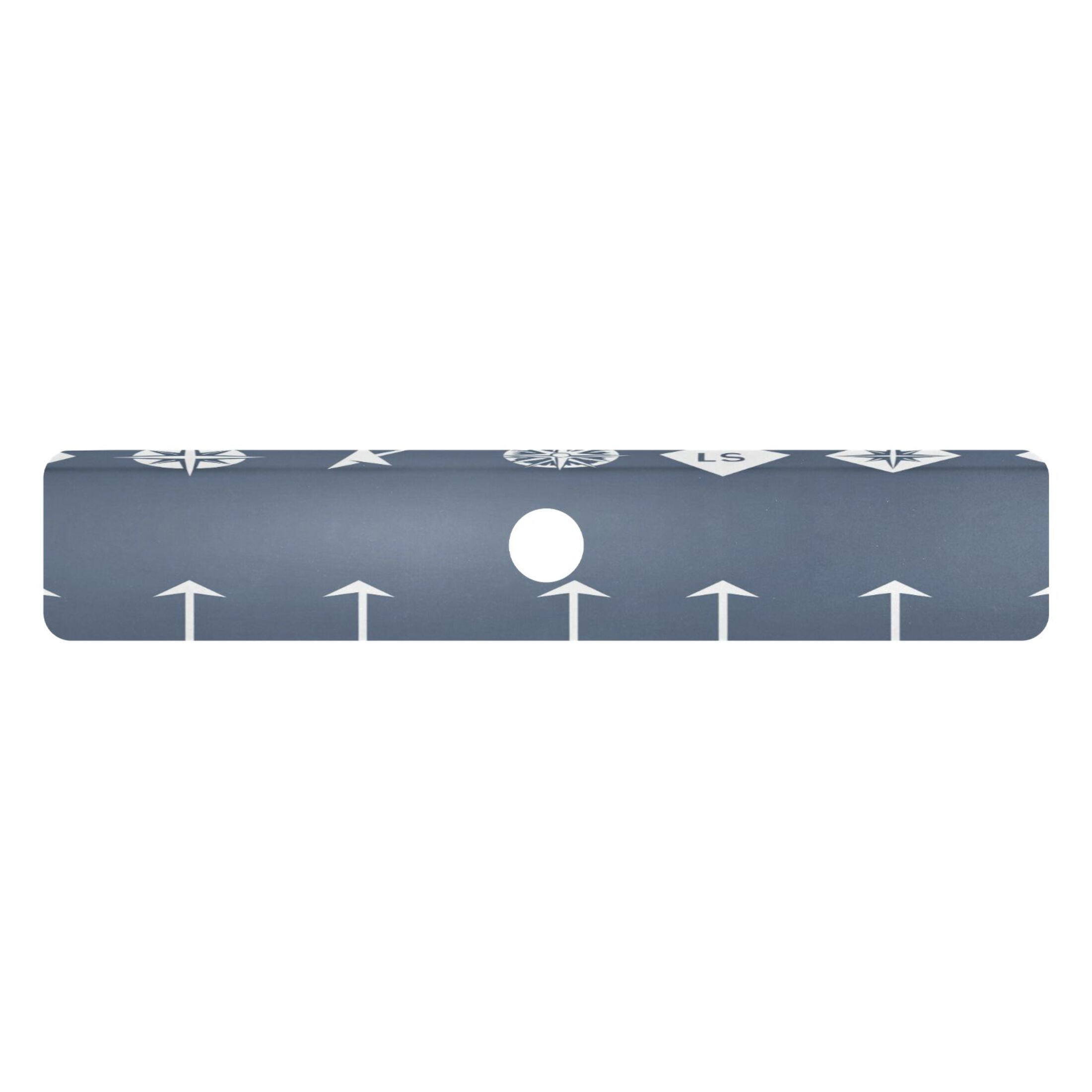 Nautical Symbols and Arrows Large Single Layer Sink Protector 30x5.4in ...